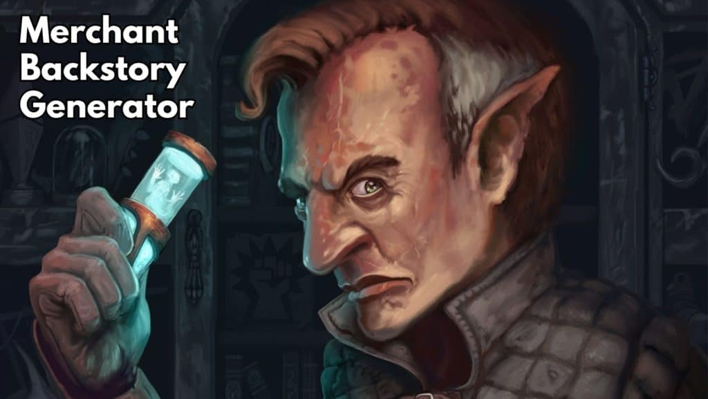 DND Merchant Backstory Generator Now Online - LitRPG Reads